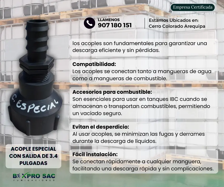 Tanque IBC: Usos, Medidas y Accesorios l BIXPR0 SAC