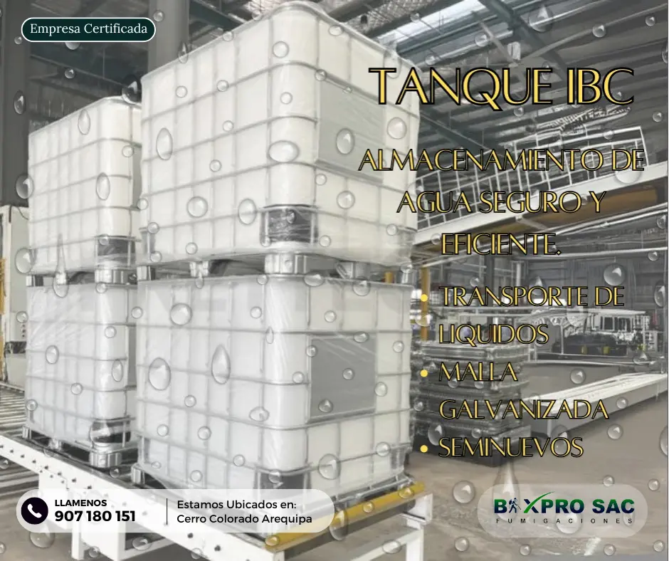 Tanque IBC: Usos, Medidas y Accesorios l BIXPR0 SAC